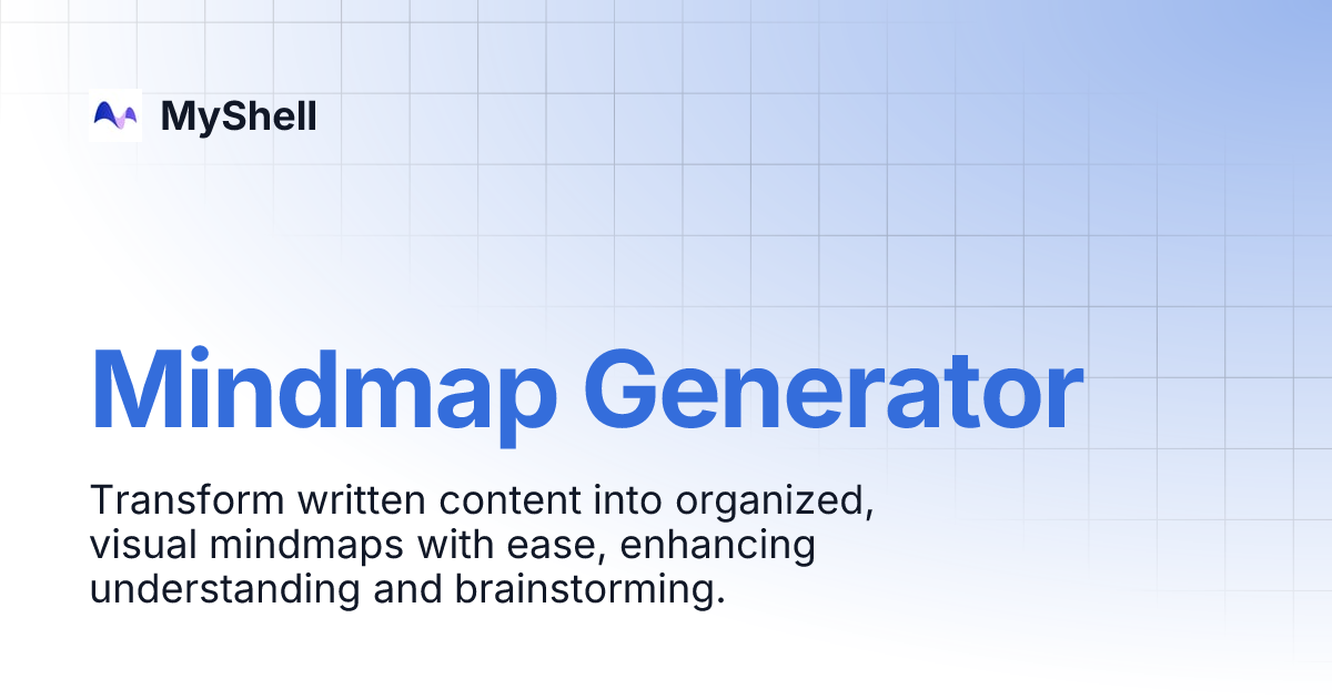 Mindmap Generator | MyShell